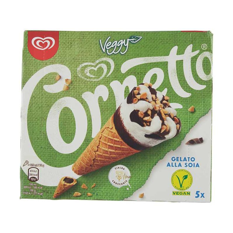 Algida - Cornetto Veggy | LattosioNoGrazie - Prodotti senza Lattosio